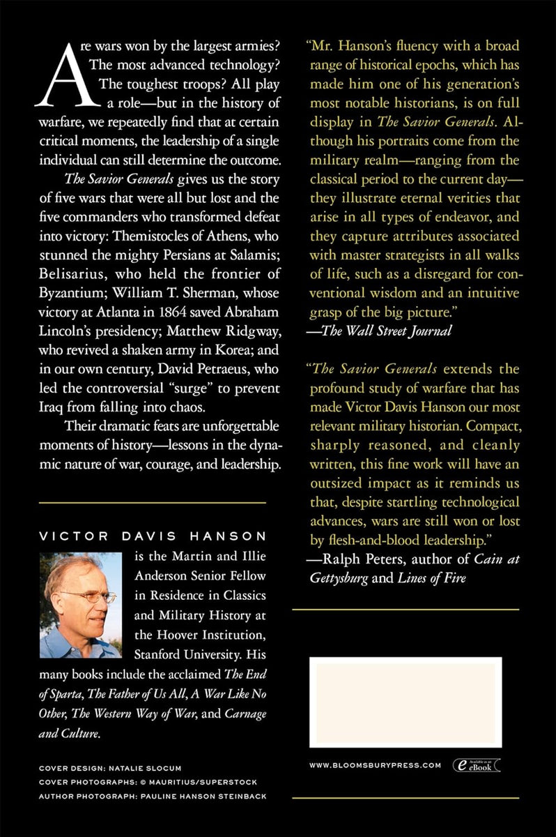 The Savior Generals, Victor Davis Hanson – Hillsdale College