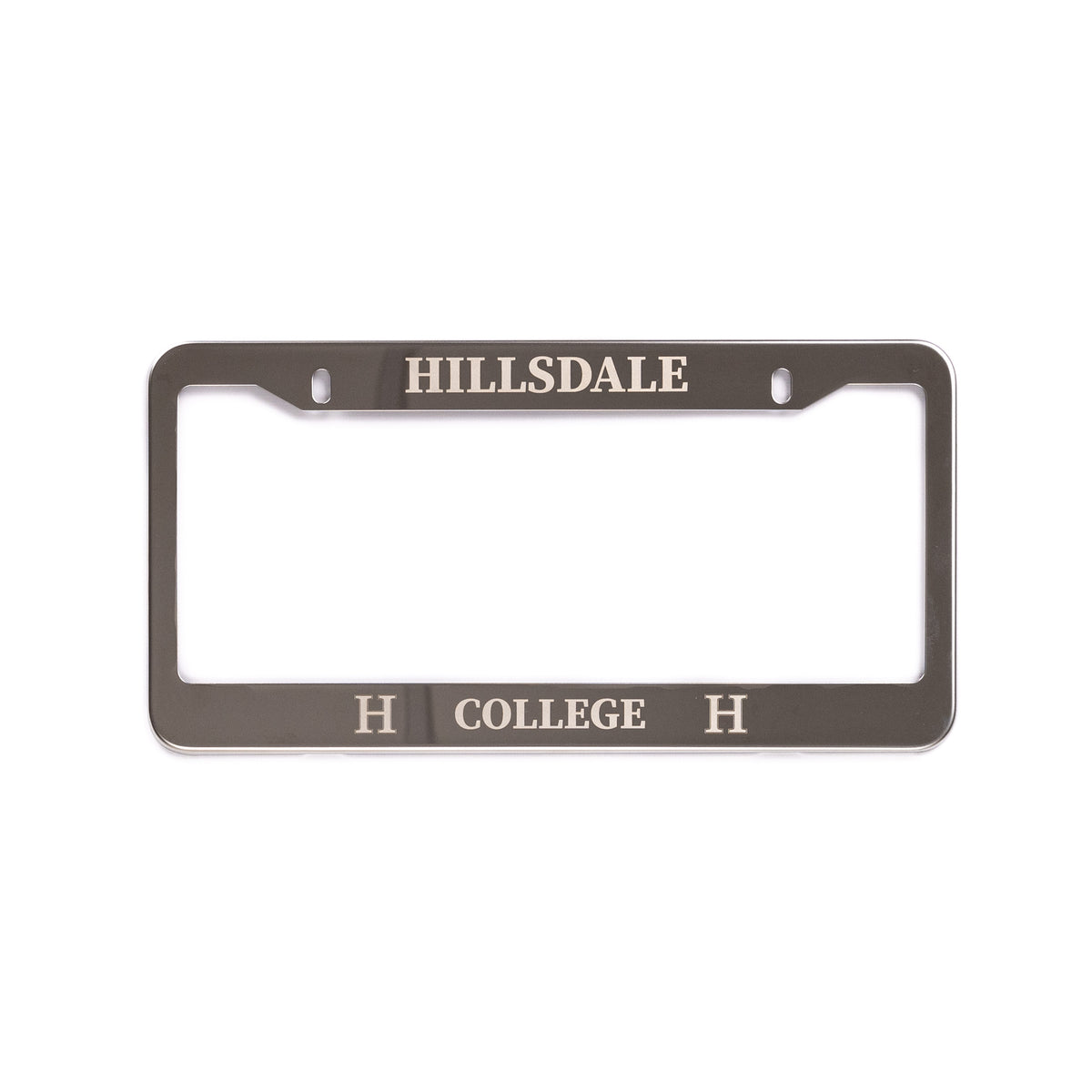 Silver License Plate Frame – Hillsdale College