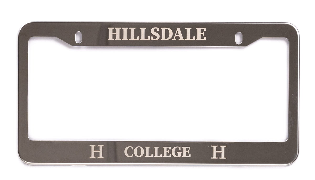 Silver License Plate Frame – Hillsdale College