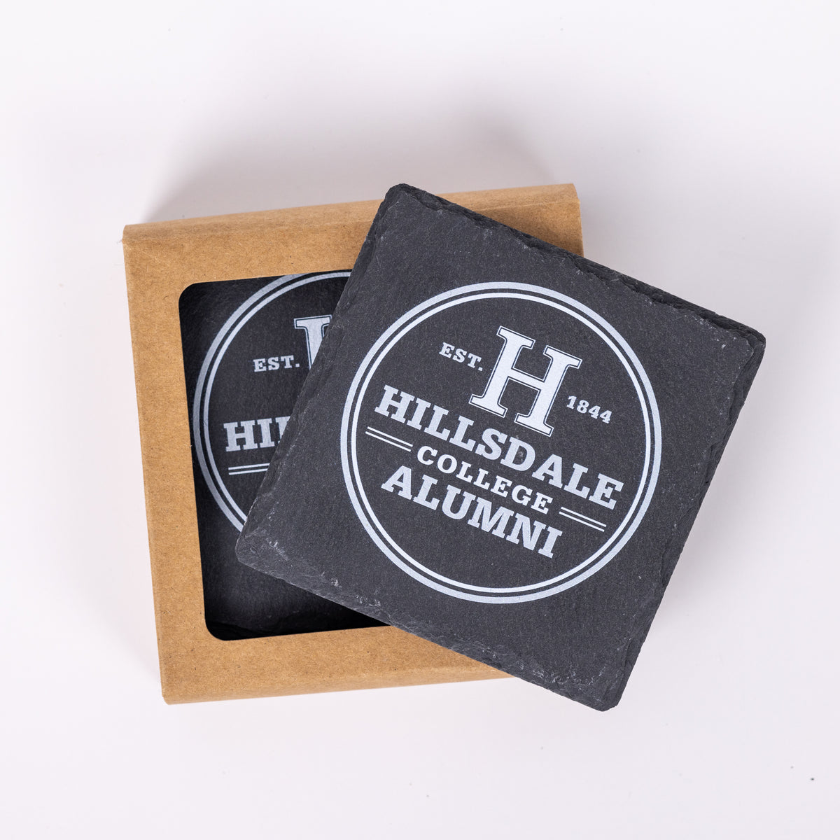 Alumni Slate Coaster (4 pack) – Hillsdale College