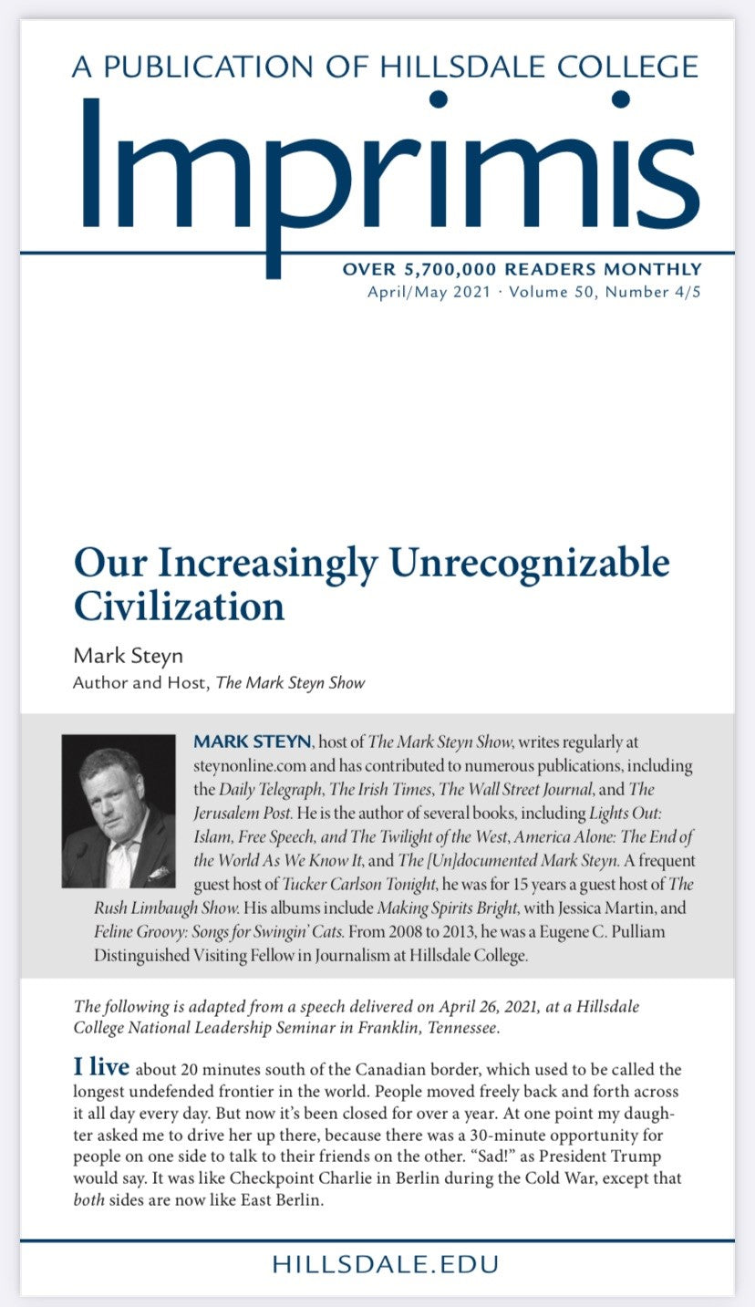 Imprimis – Hillsdale College